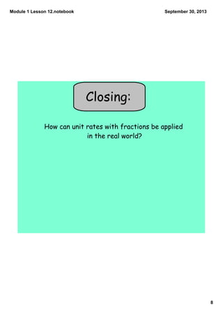 Module 1 lesson 12 | PDF