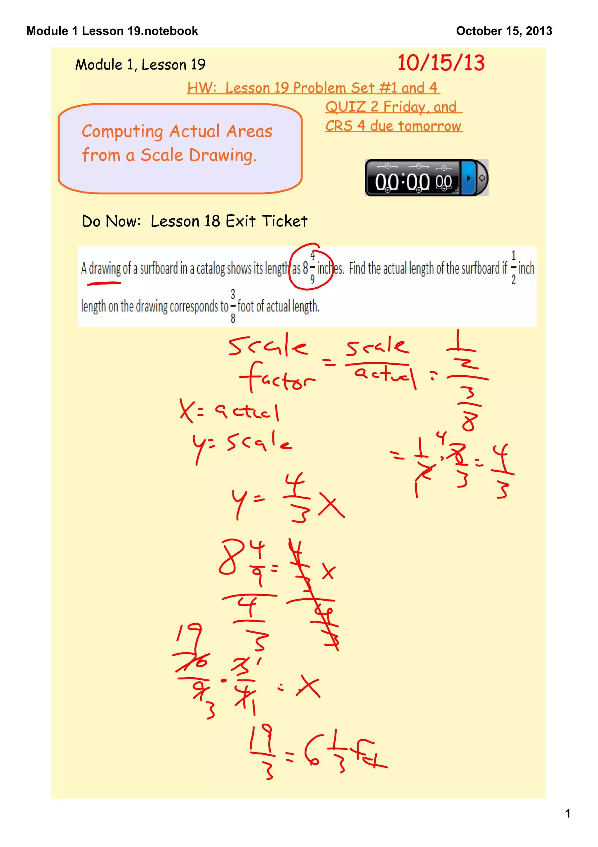 Module 1 lesson 19 | PDF