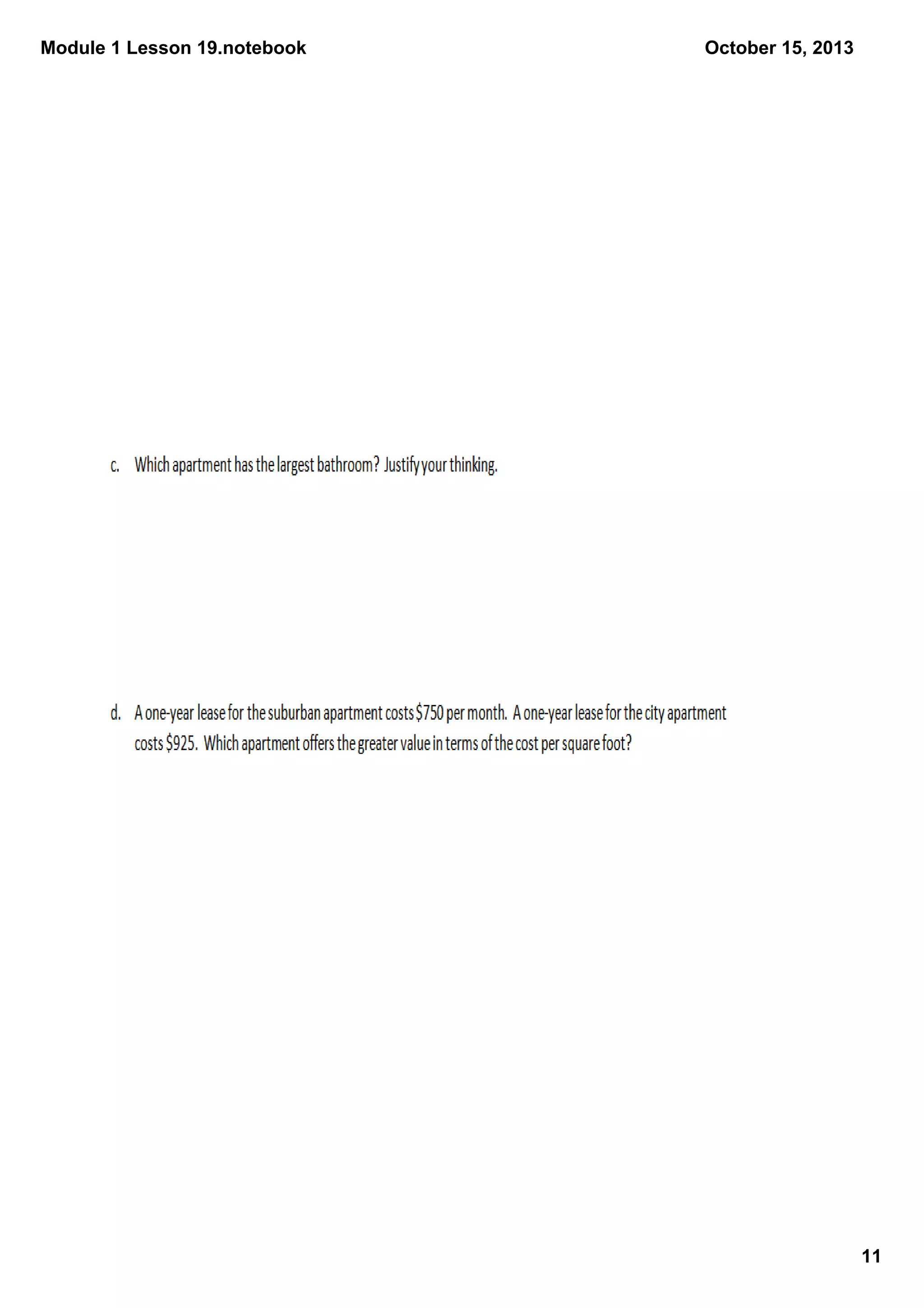 Module 1 lesson 19 | PDF