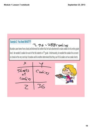 Module 1 lesson 7 | PDF