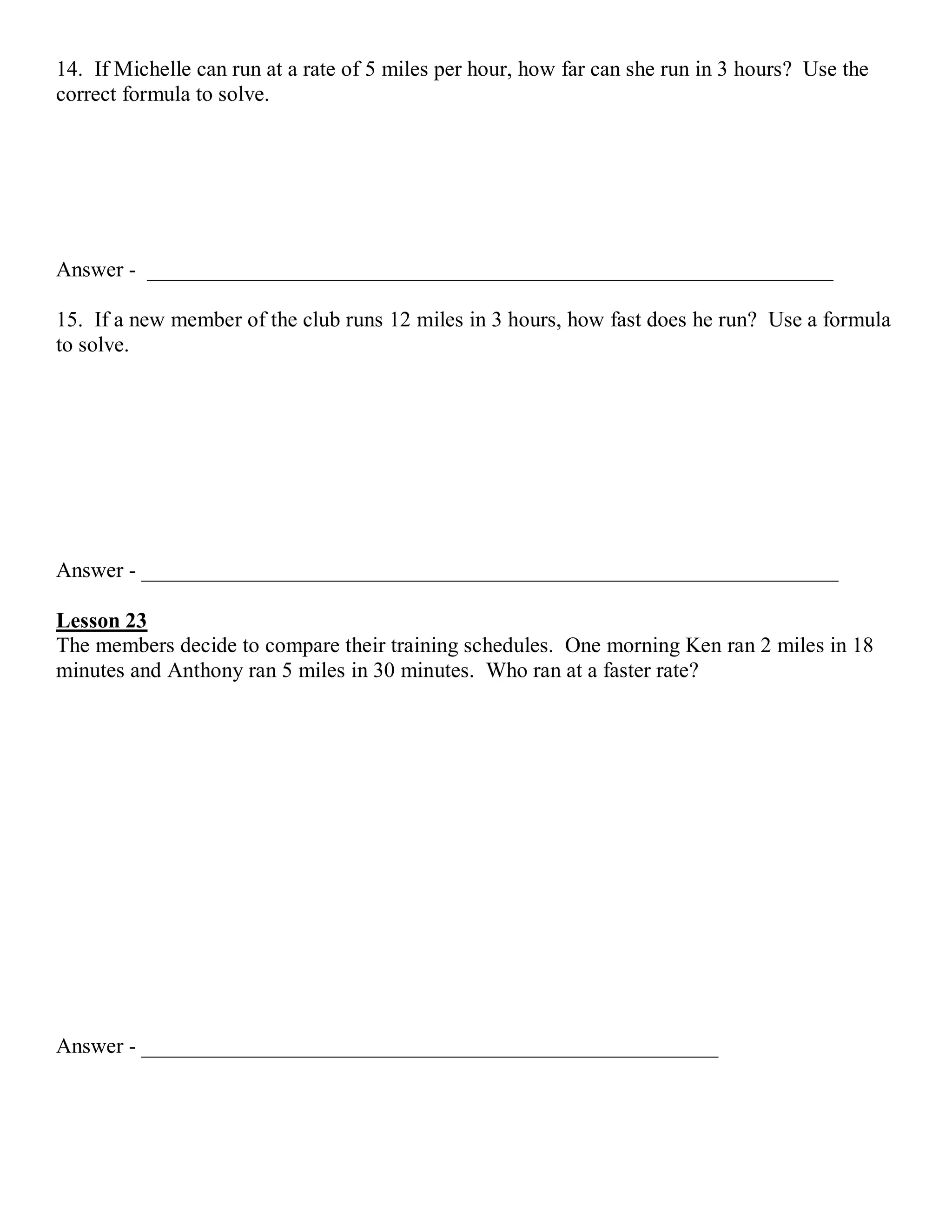 Module 1 Lessons 16-23 Review Packet | PDF