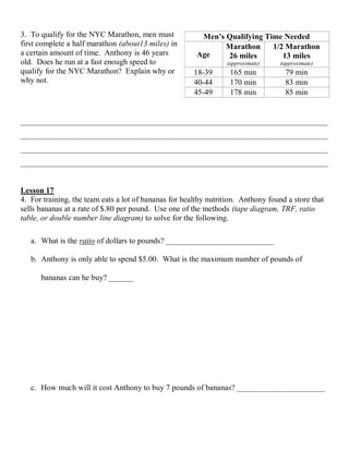 Module 1 Lessons 16-23 Review Packet | PDF
