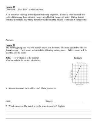 Module 1 lessons 16 23 review | PDF | Running and Jogging | Fitness and Exercise