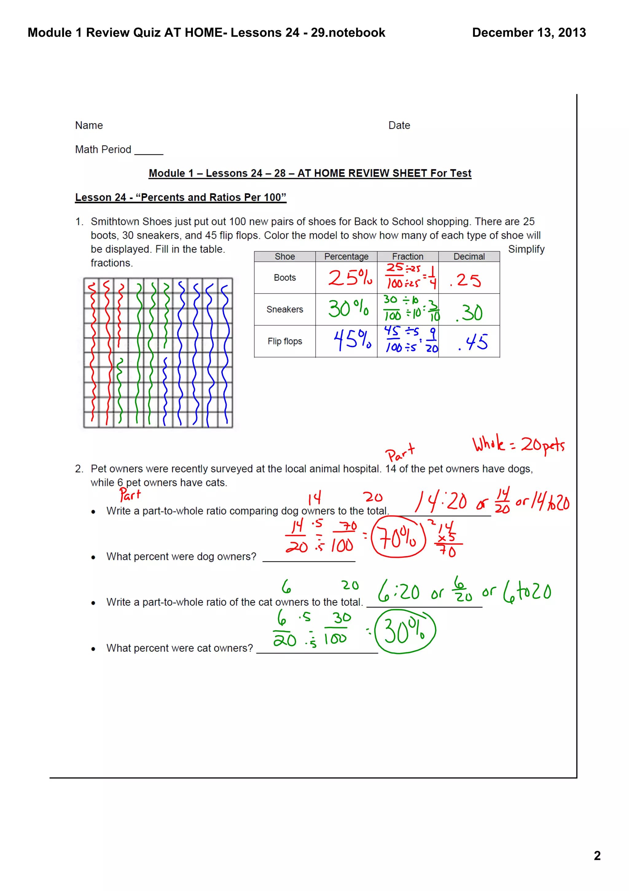 Module 1 lessons 24 28 review (take home) | PDF