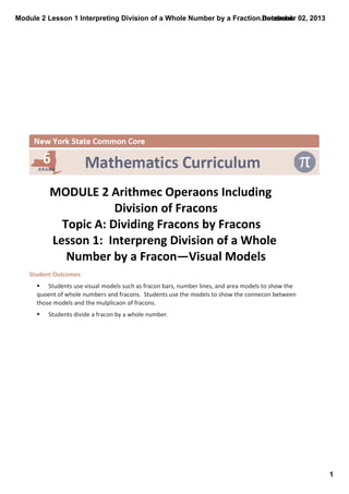 Module 2 lesson 1 | PDF