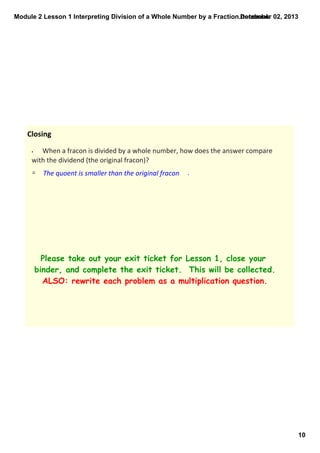 Module 2 lesson 1 | PDF