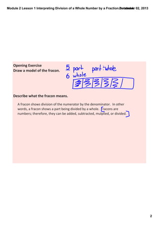 Module 2 lesson 1 | PDF