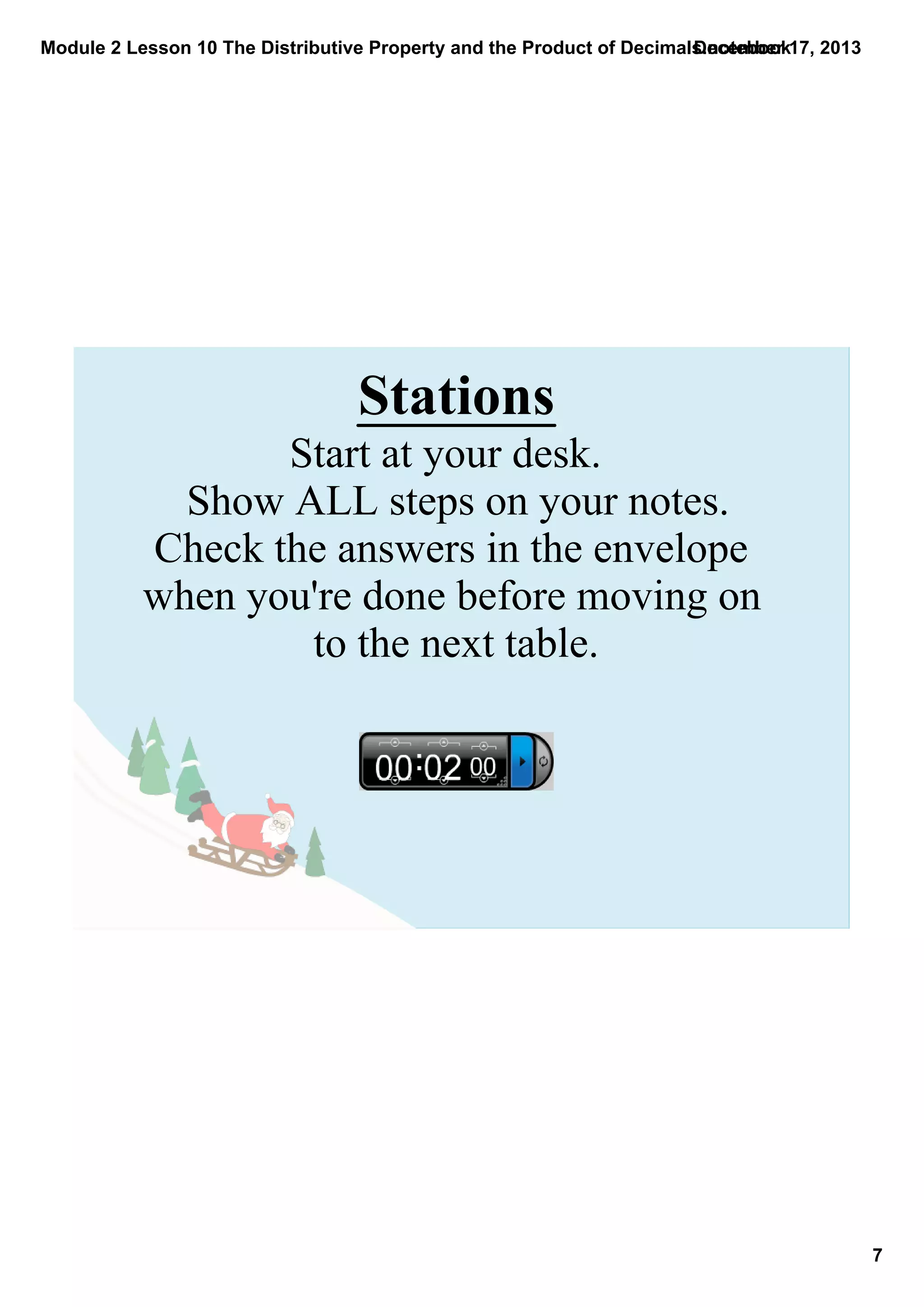 Module 2 lesson 10 | PDF