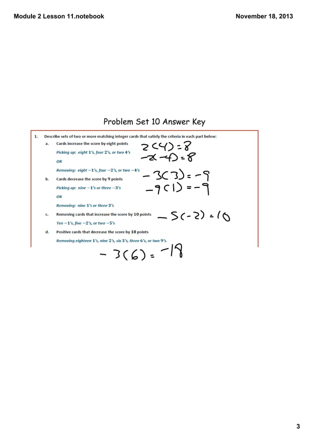 Module 2 lesson 11 | PDF