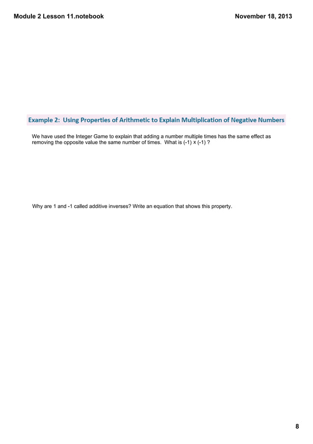 Module 2 lesson 11 | PDF