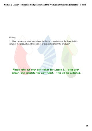 Module 2 lesson 11 | PDF