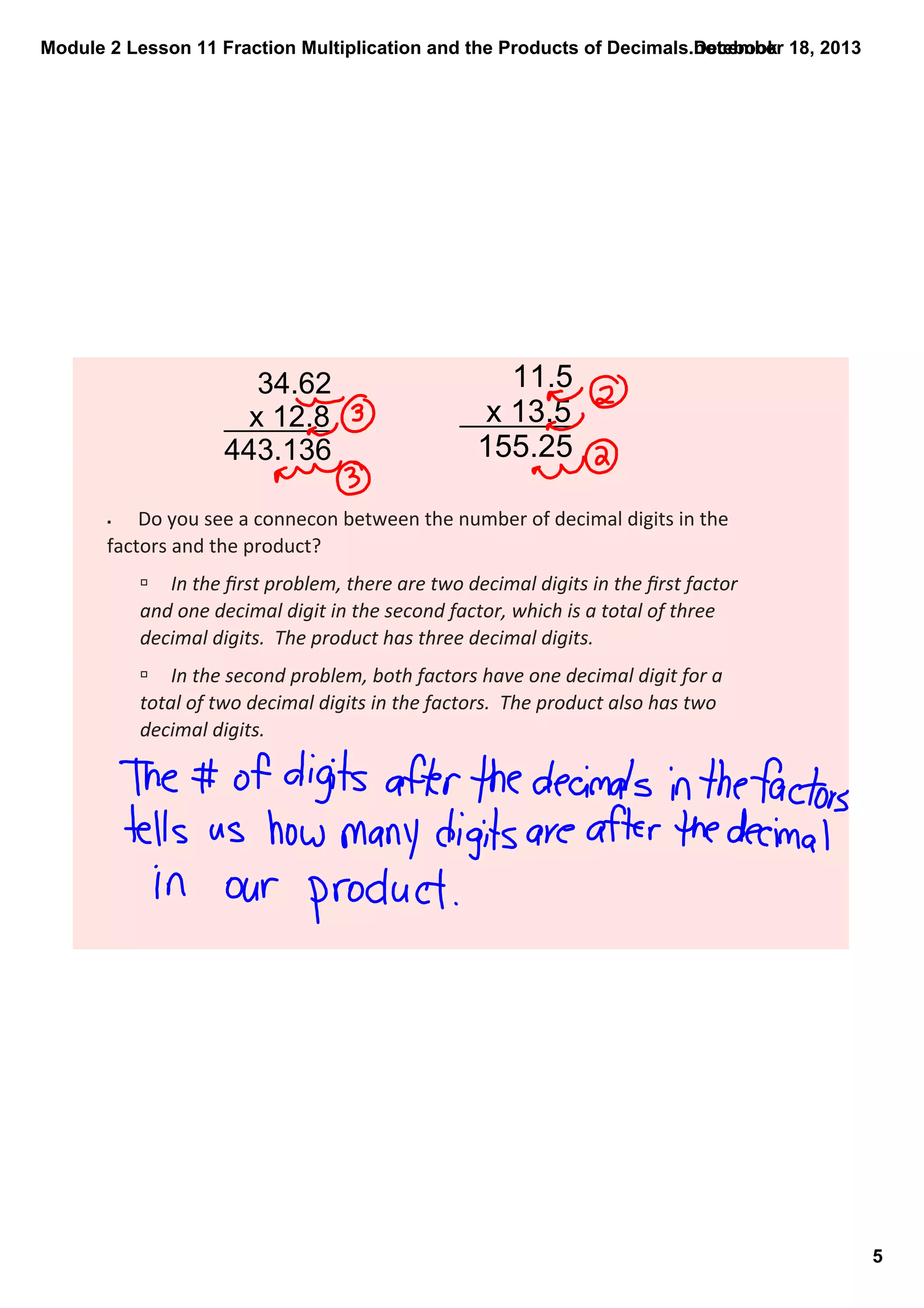 Module 2 lesson 11 | PDF
