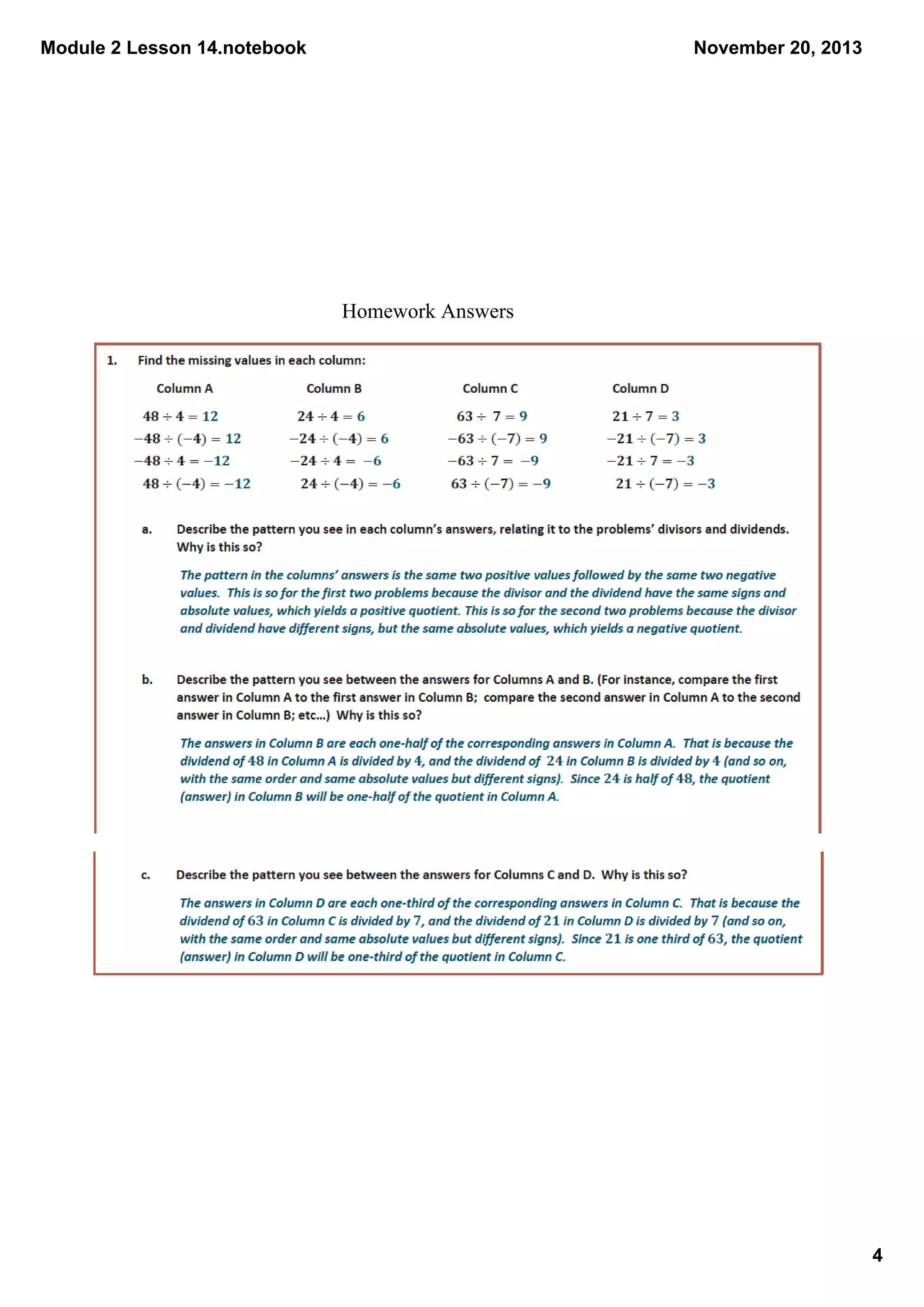Module 2 lesson 14 | PDF