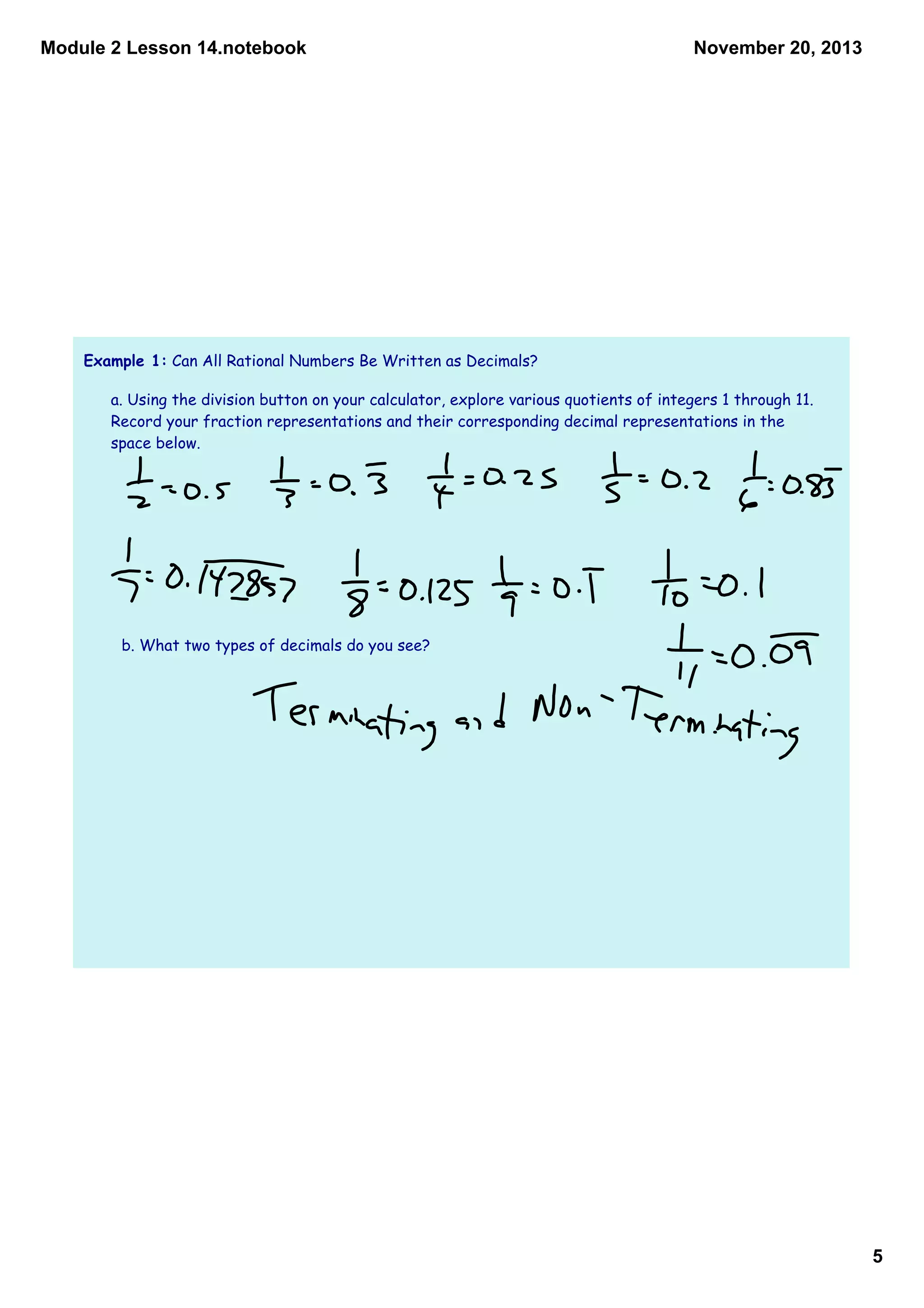 Module 2 lesson 14 | PDF