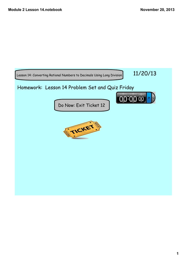 Module 2 lesson 14 | PDF