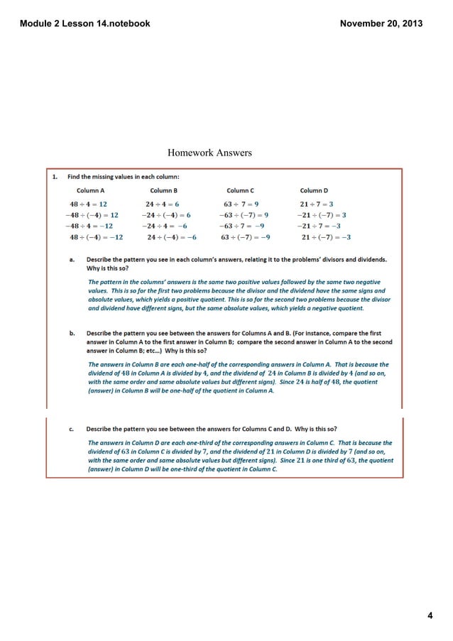 Module 2 lesson 14 | PDF