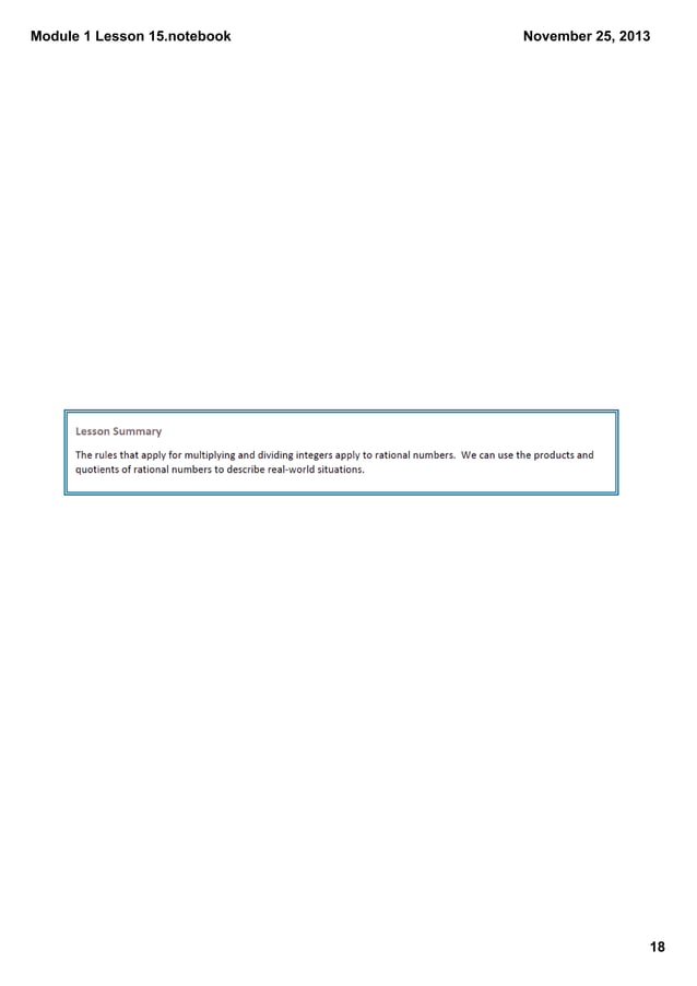 Module 2 lesson 15 | PDF