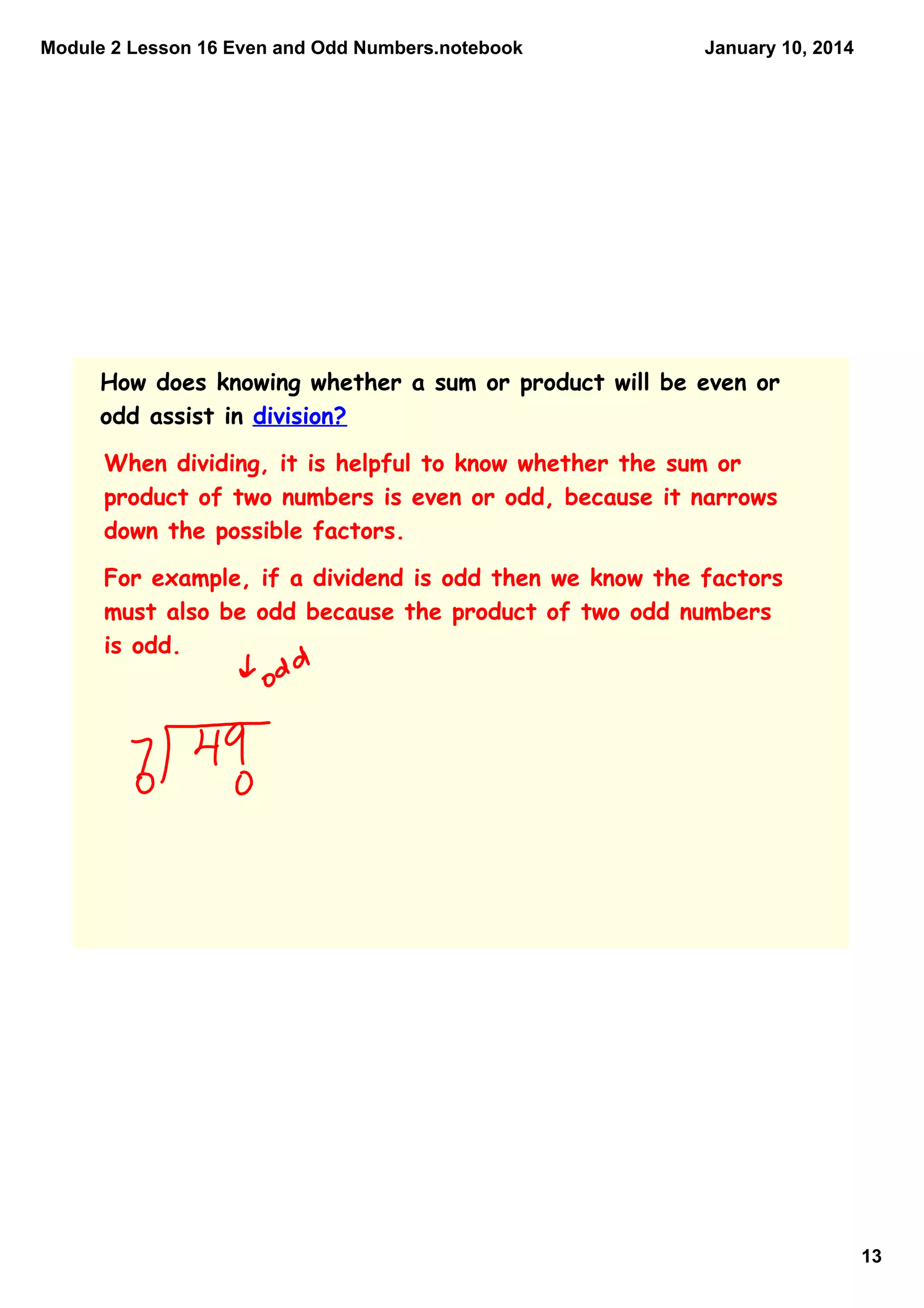 Module 2 lesson 16 | PDF