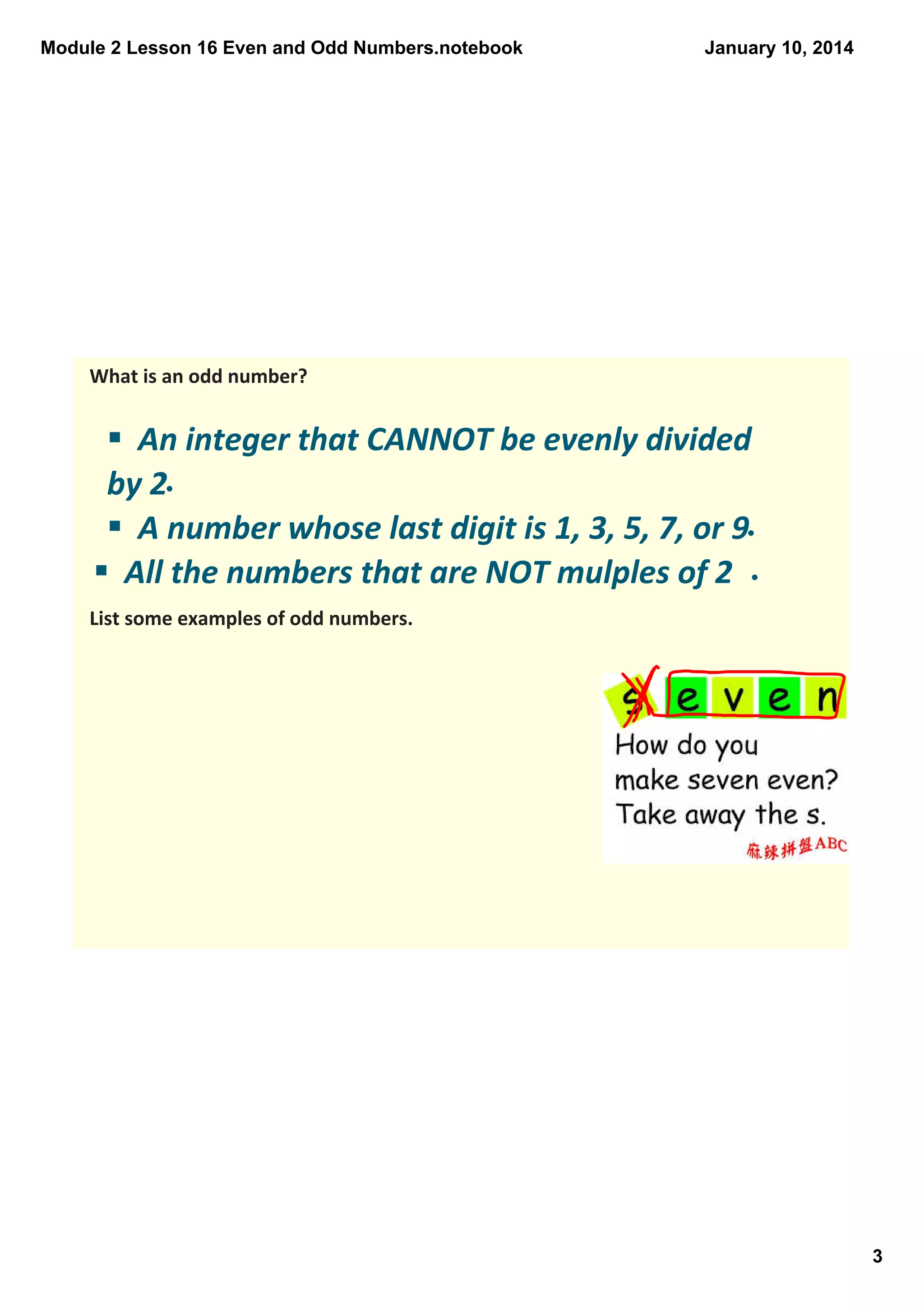 Module 2 lesson 16 | PDF