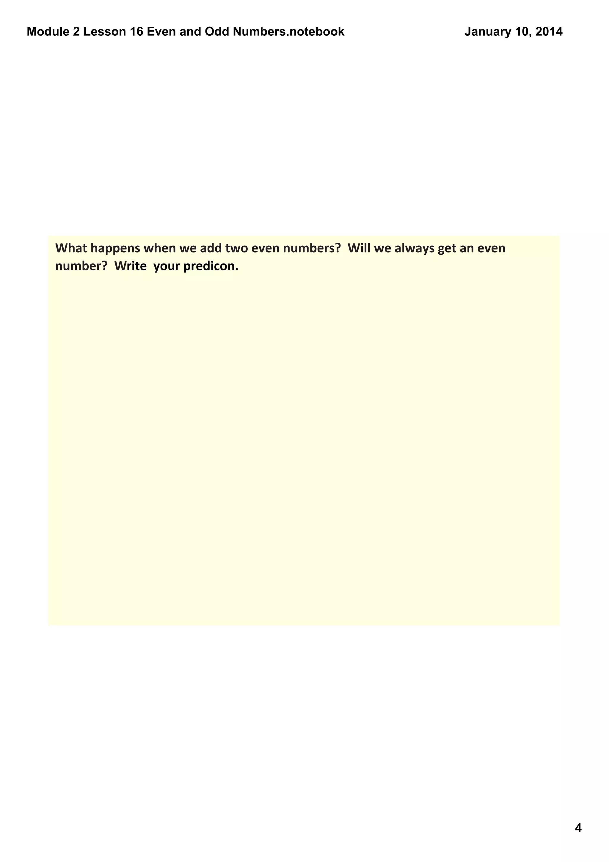 Module 2 lesson 16 | PDF