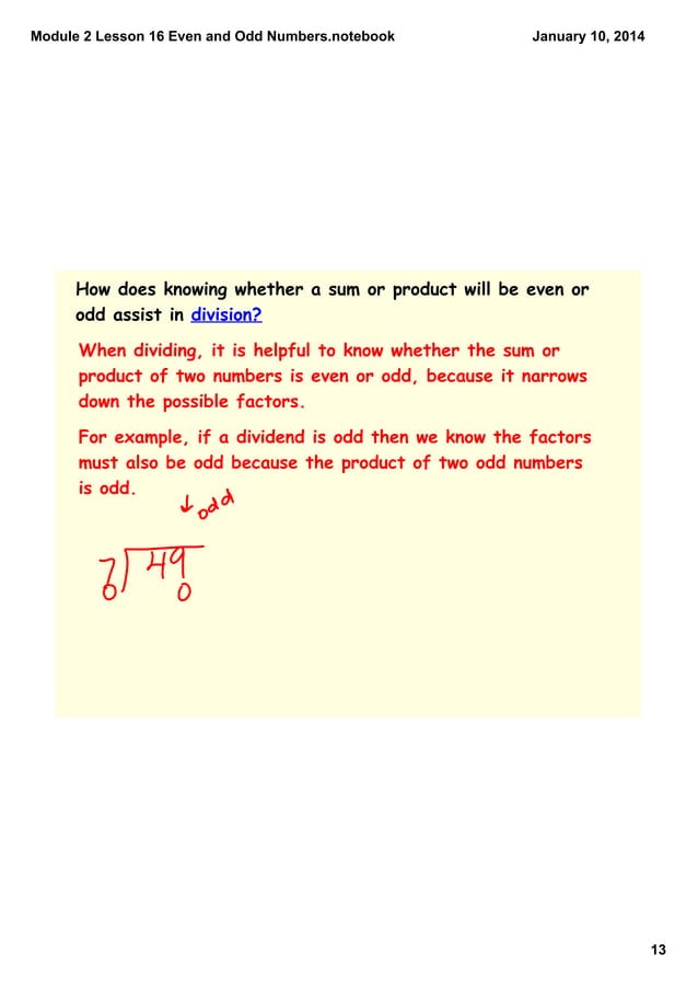 Module 2 lesson 16 | PDF