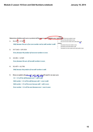 Module 2 lesson 16 | PDF