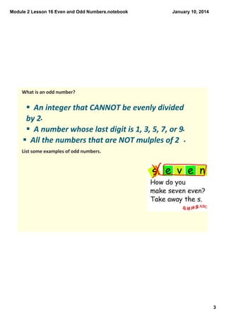 Module 2 lesson 16 | PDF
