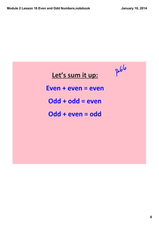 Module 2 lesson 16 | PDF