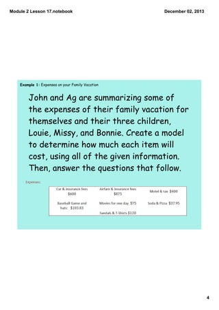 Module 2 lesson 17 | PDF