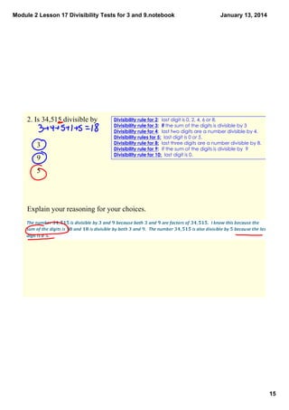 Module 2 lesson 17 | PDF