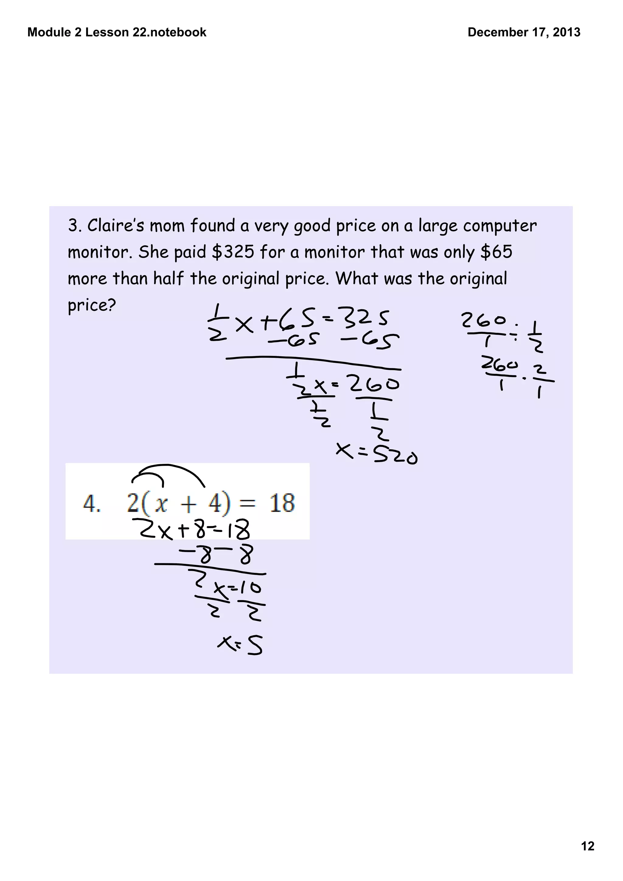 Module 2 lesson 22 | PDF