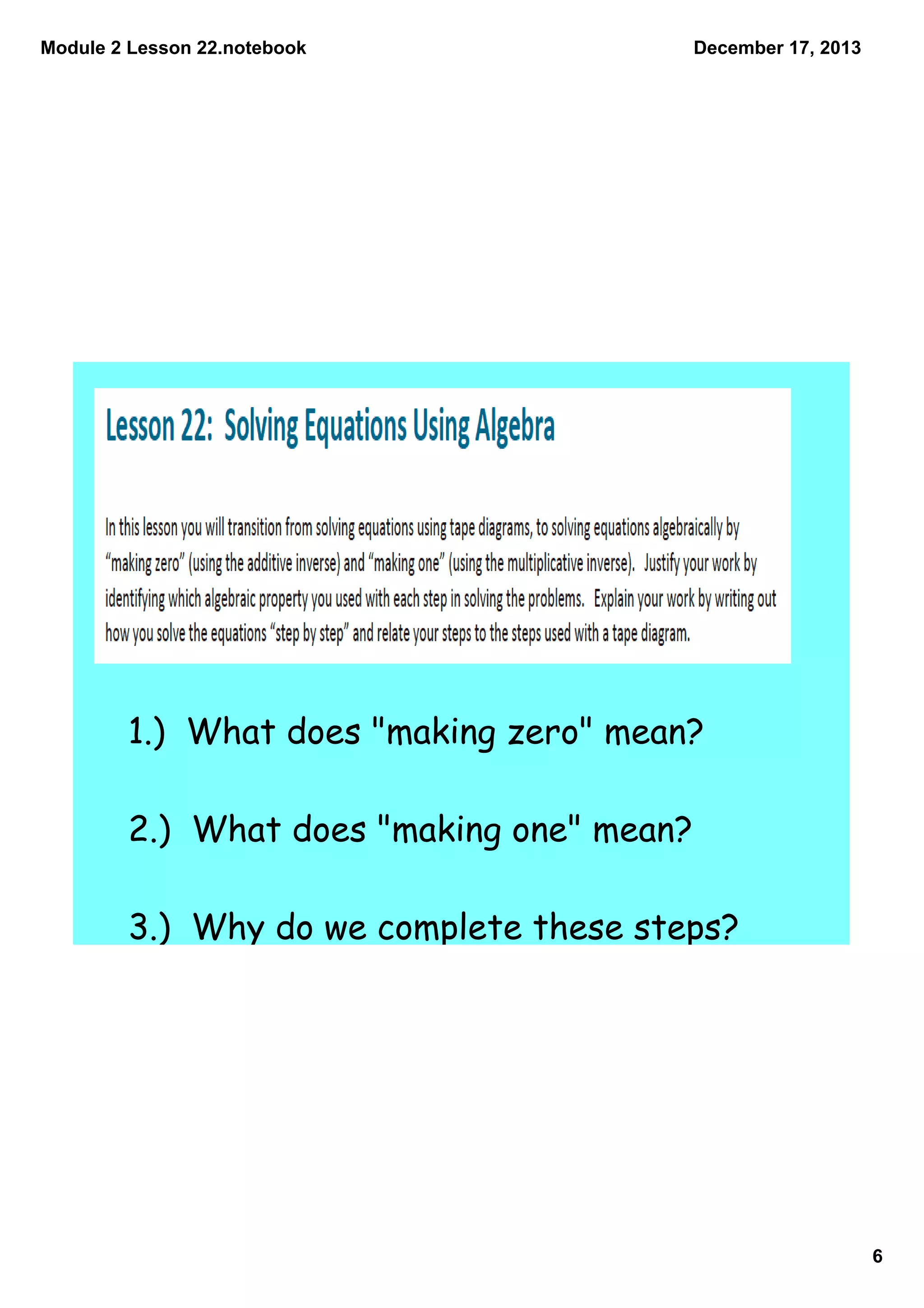 Module 2 lesson 22 | PDF