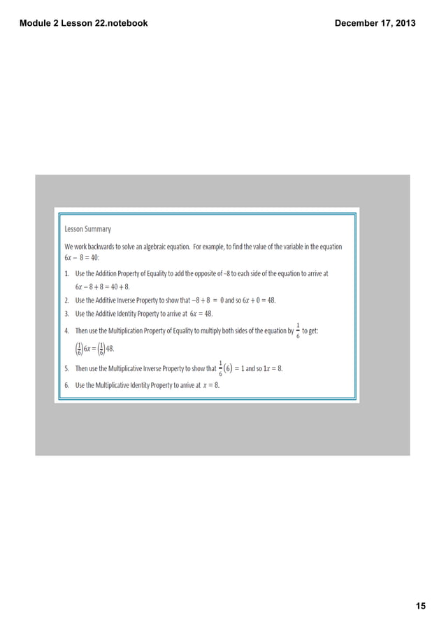 Module 2 lesson 22 | PDF