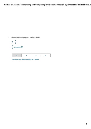 Module 2 lesson 3 class notes | PDF