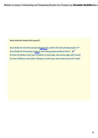 Module 2 lesson 3 class notes | PDF