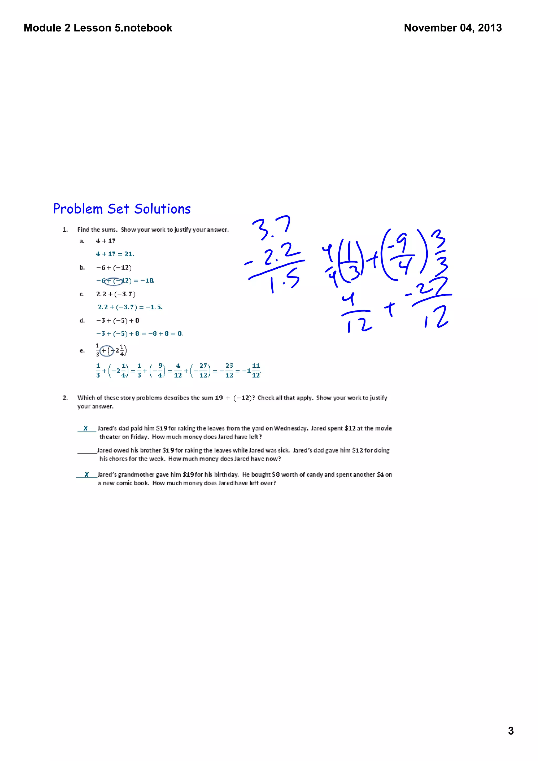 Module 2 lesson 5 | PDF