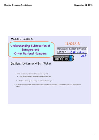 Module 2 lesson 5 | PDF