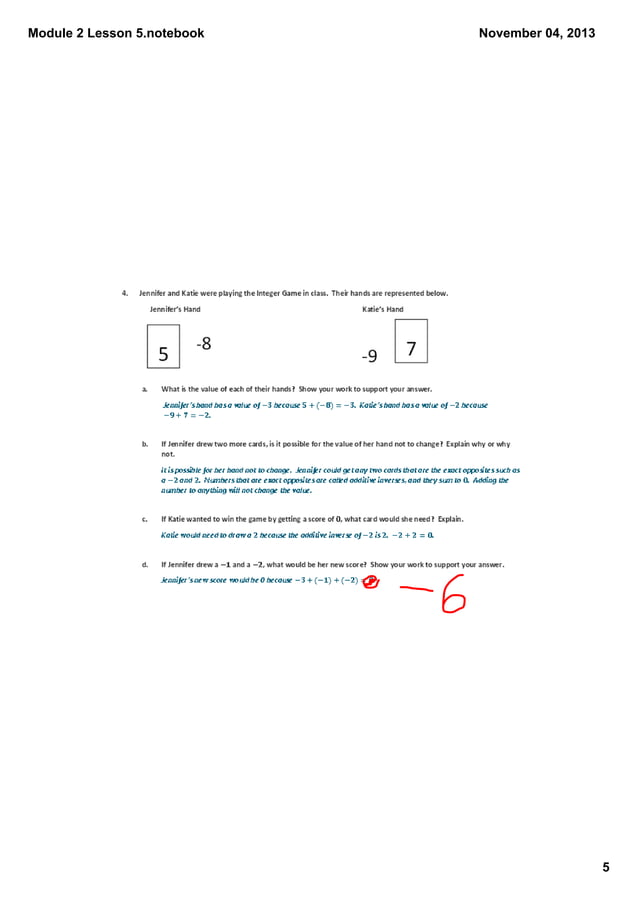 Module 2 lesson 5 | PDF