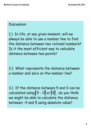 Module 2 lesson 6 | PDF