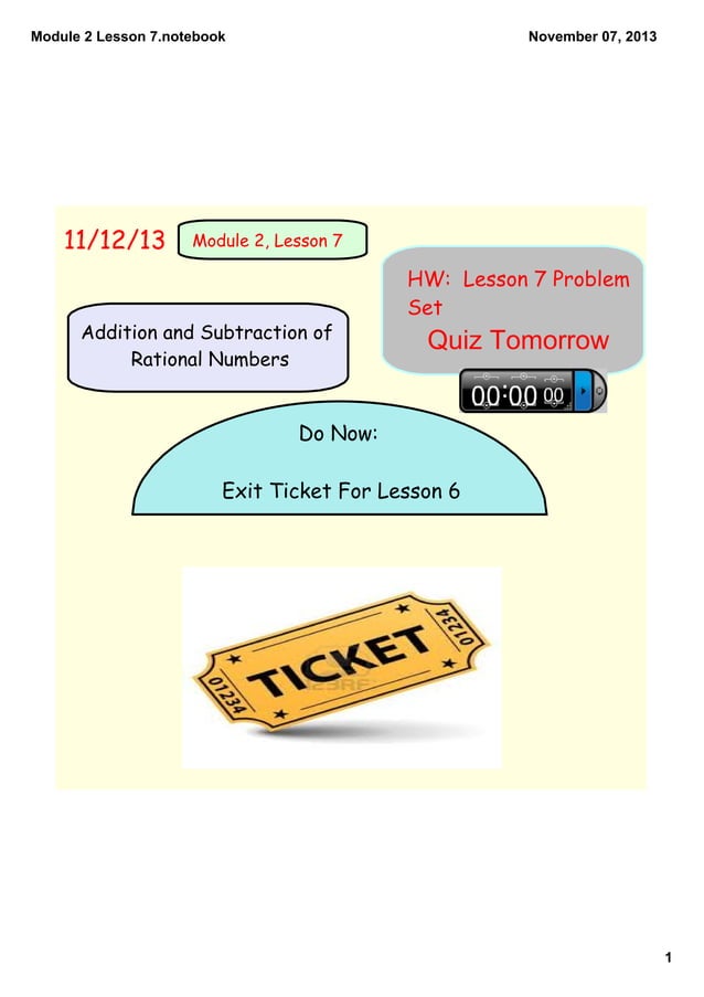 Module 2 lesson 7 | PDF