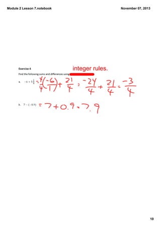 Module 2 lesson 7 | PDF