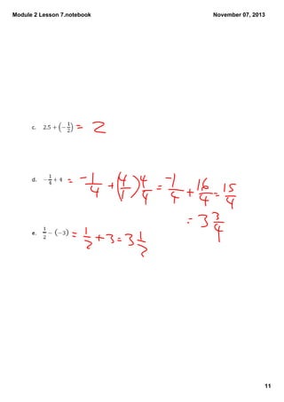Module 2 lesson 7 | PDF
