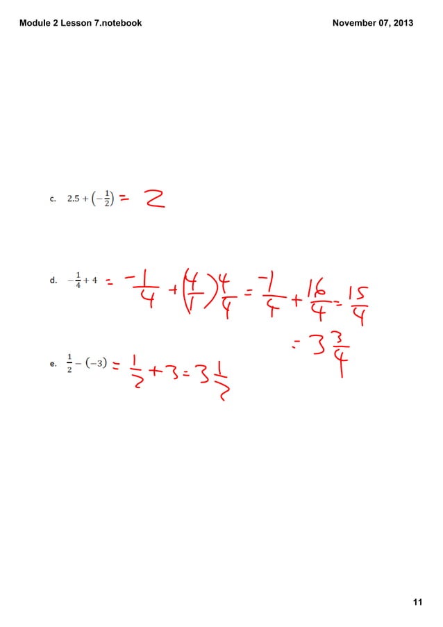 Module 2 lesson 7 | PDF