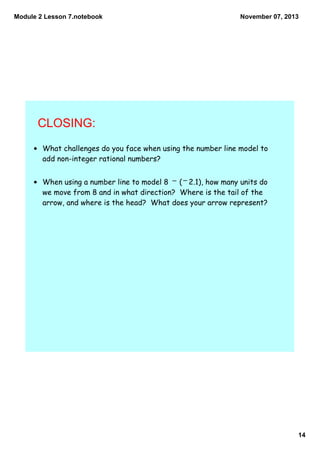 Module 2 lesson 7 | PDF