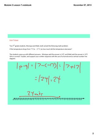 Module 2 lesson 7 | PDF