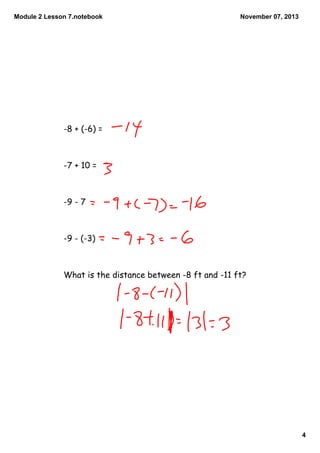 Module 2 lesson 7 | PDF