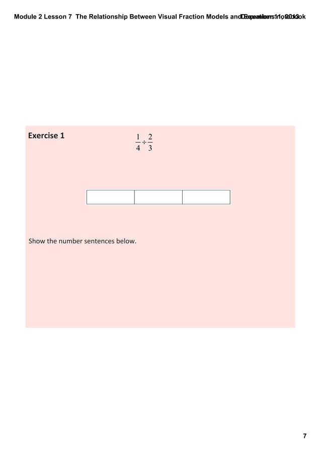 Module 2 lesson 7 | PDF