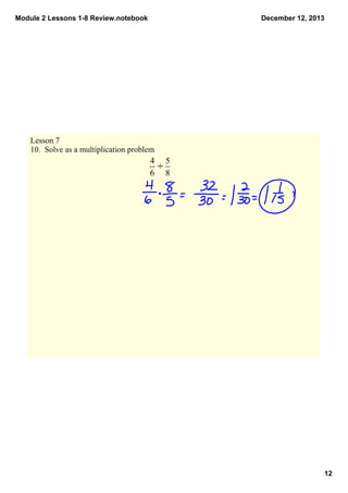 Module 2 lessons 1 8 review answer key | PDF