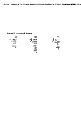 Module 2 lessson 14 | PDF