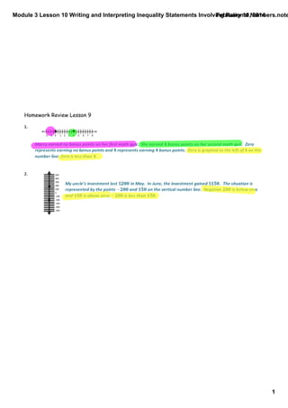 Module 3 lesson 10 | PDF